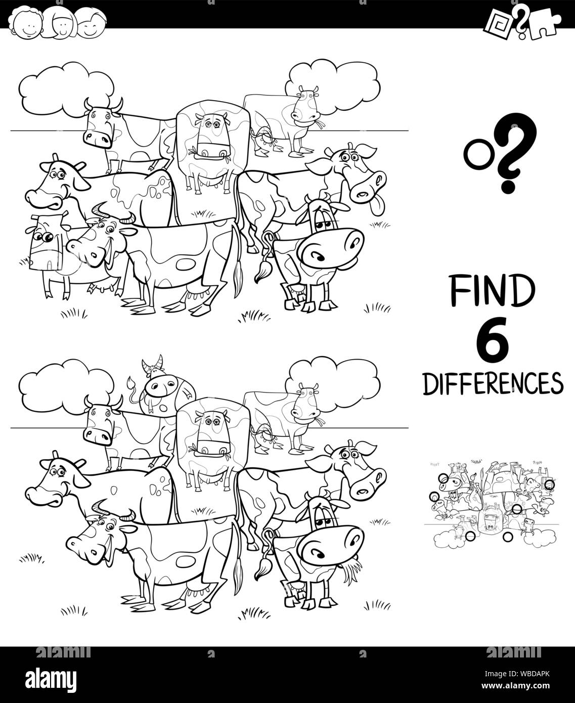 Game cows Stock Vector Images - Alamy