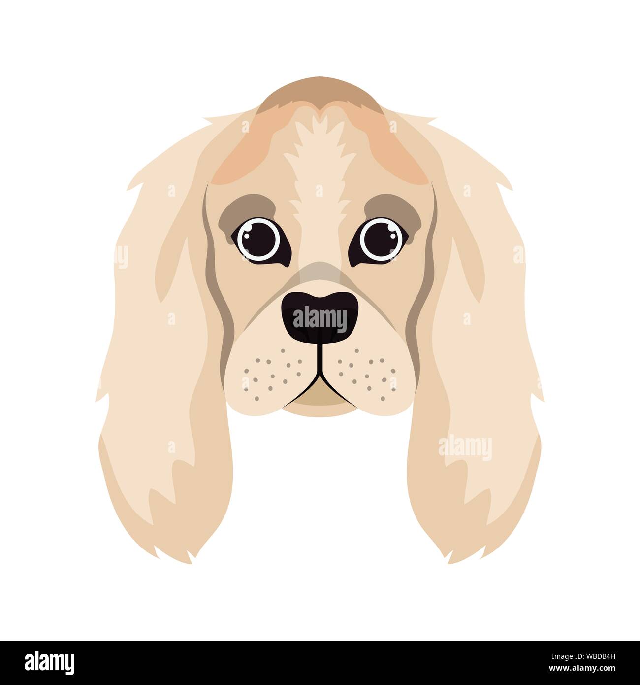 Funny cocker spaniel Stock Vector Images - Alamy