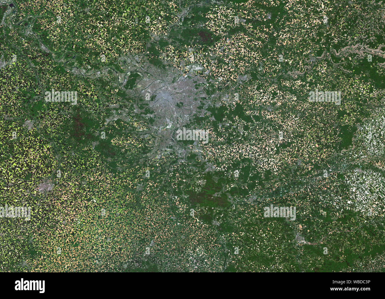Satellite View Paris High Resolution Stock Photography and Images - Alamy