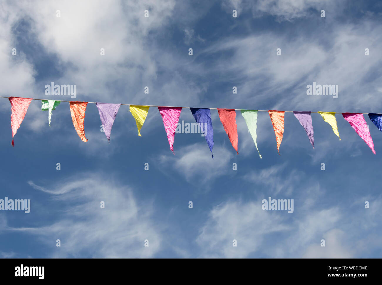 Hung bunting hi-res stock photography and images - Alamy