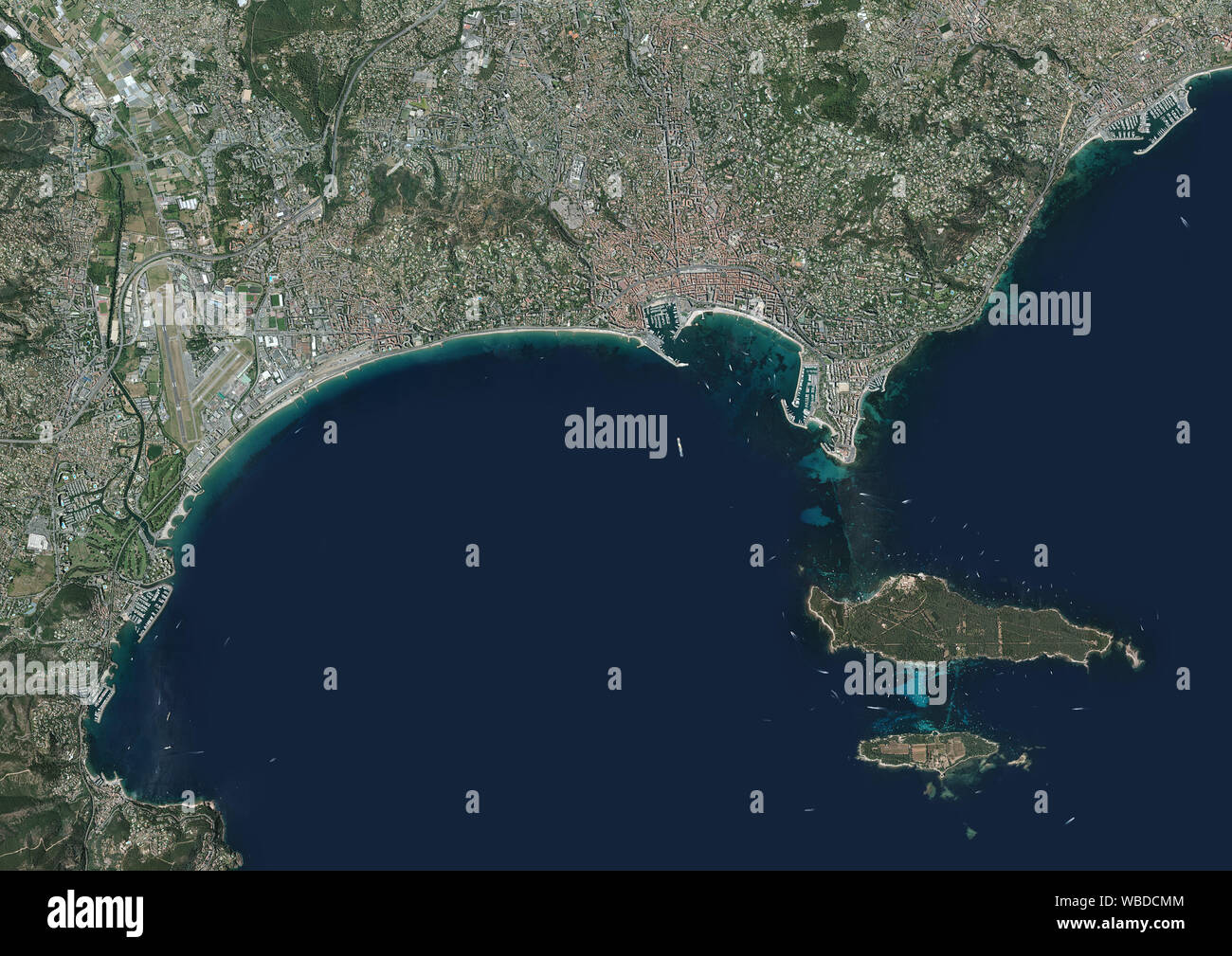 Aerial view of cannes, france hi-res stock photography and images - Alamy