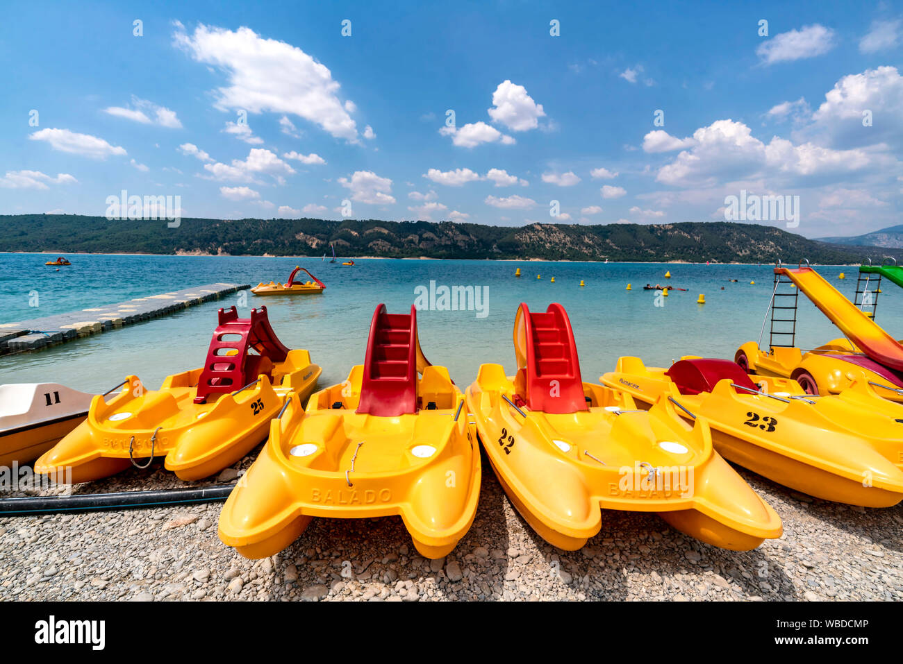 Lac de Sainte-Croix , Les Salles-sur-Verdon, Department Var, france ...
