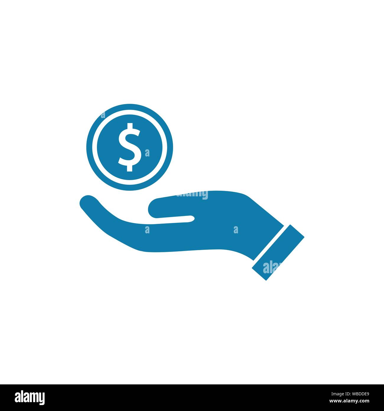 money in hand icon symbol vector Stock Vector Image & Art - Alamy