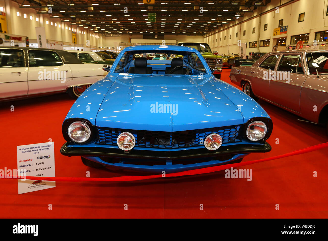 ISTANBUL, TURKEY - JUNE 29, 2019: Ford Maverick display at Istanbul ...