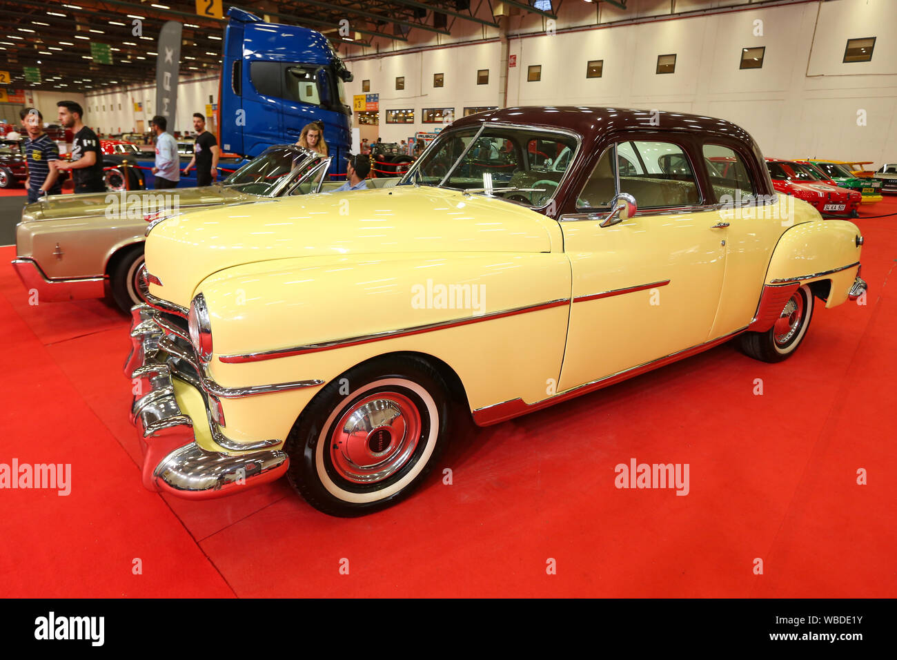 ISTANBUL, TURKEY - JUNE 29, 2019: Classic car display at Istanbul ...