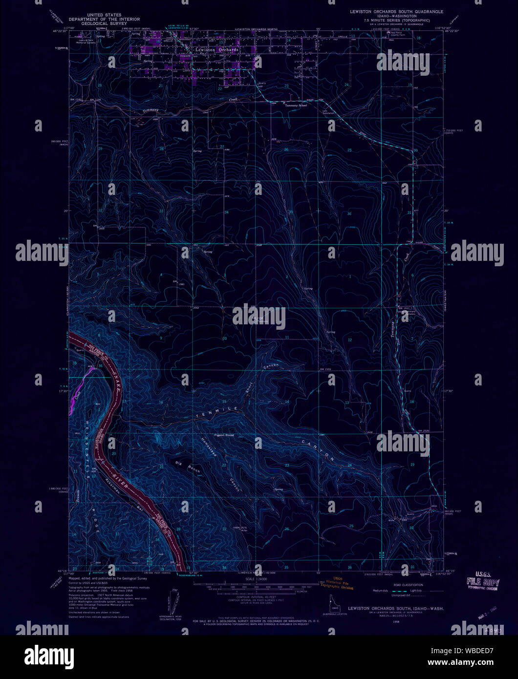 Map of orchards hi-res stock photography and images - Alamy