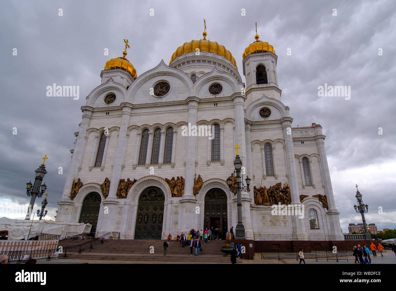MOSCOW, RUSSIA - AUGUST 1, 2019: Cathedral of Christ the Saviour ...