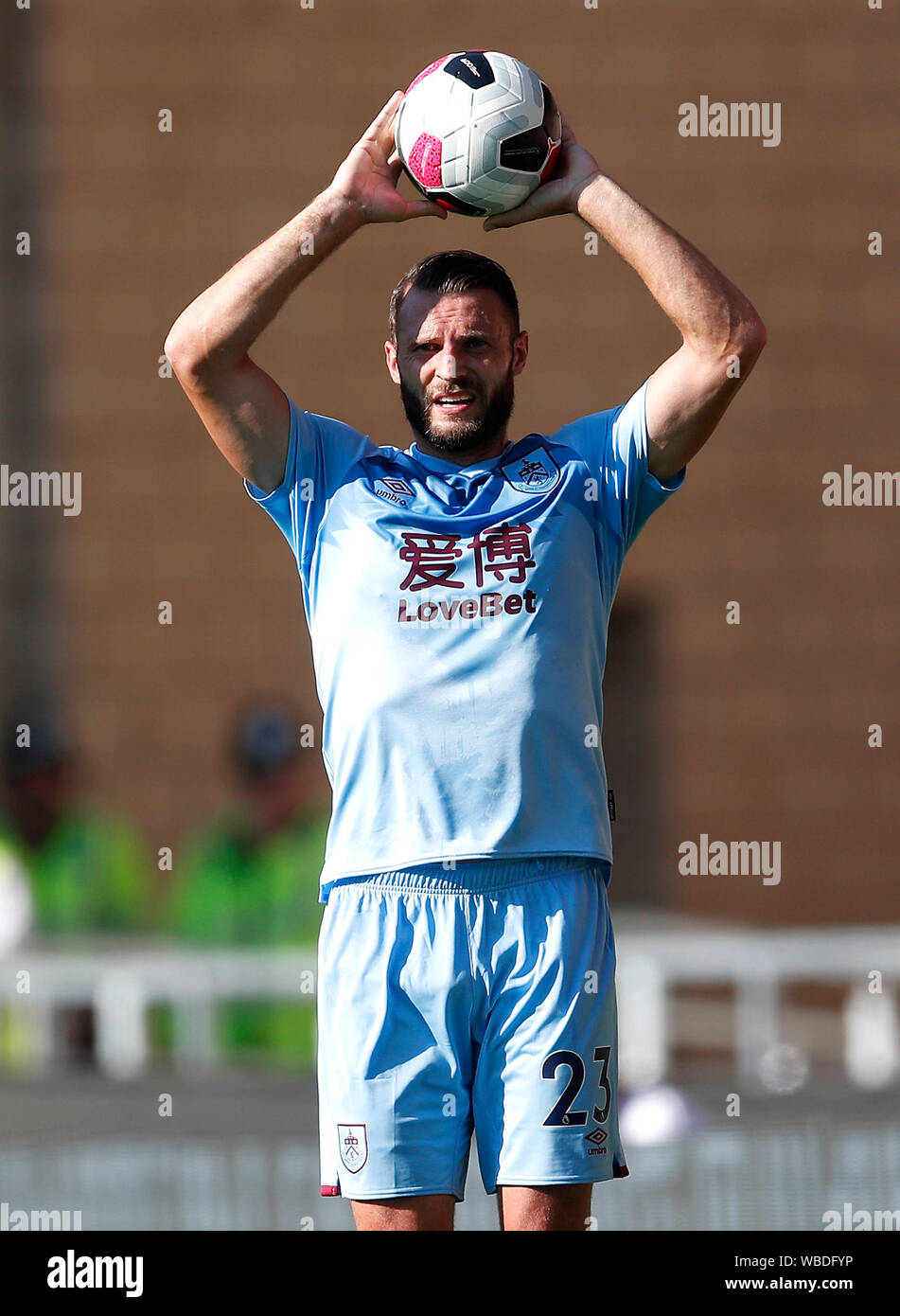 Burnley's Erik Pieters in action during the game Stock Photo - Alamy