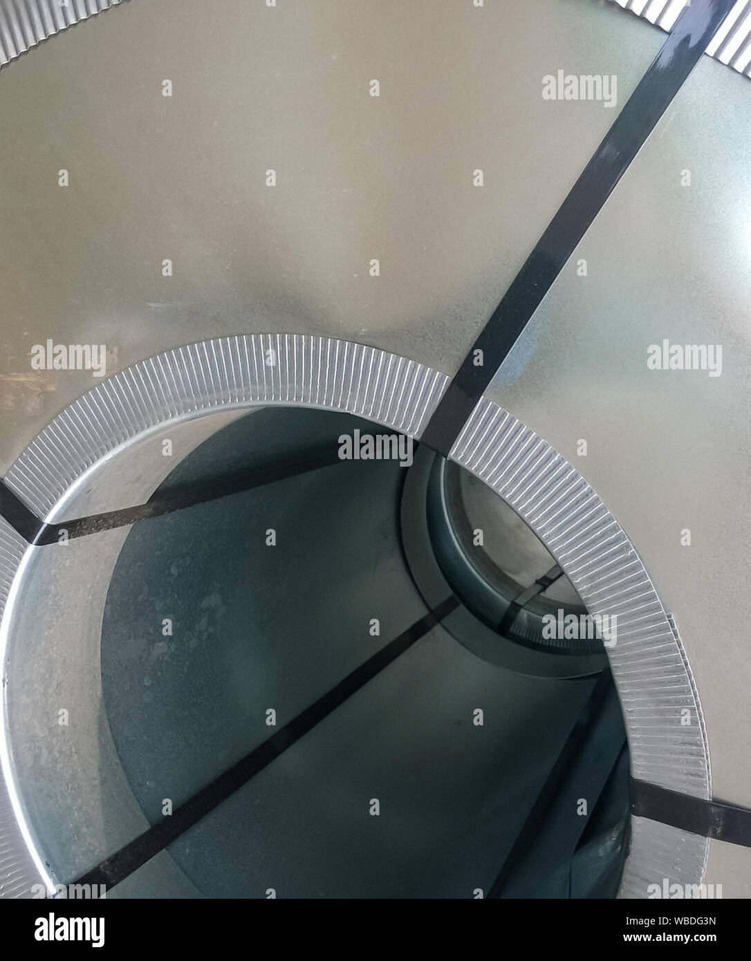 Steel sheets rolled up into rolls. Export Steel. Packing of steel for ...