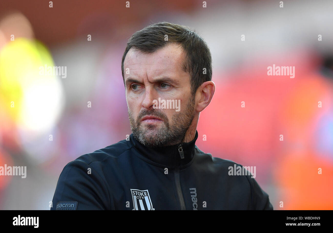 Stoke City manager Nathan Jones Stock Photo - Alamy