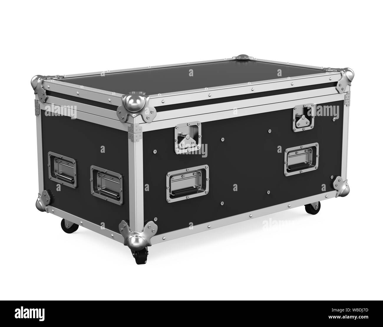 Metallic Road Case Isolated Stock Photo - Alamy