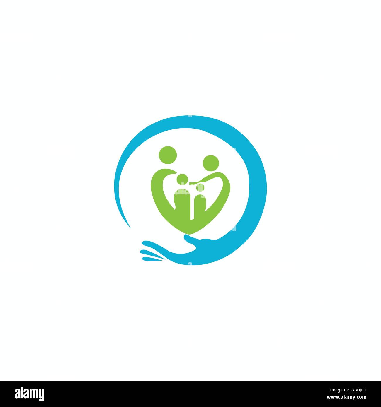 charity logo design template Stock Vector Image & Art - Alamy