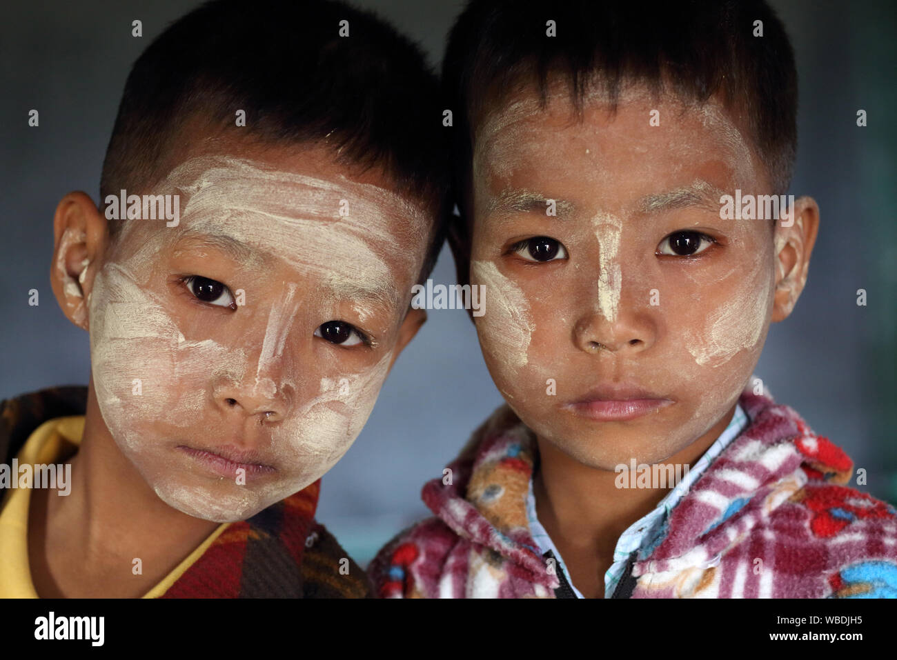 Burmese student in a primary school in Mandalay, Myanmar Stock Photo ...