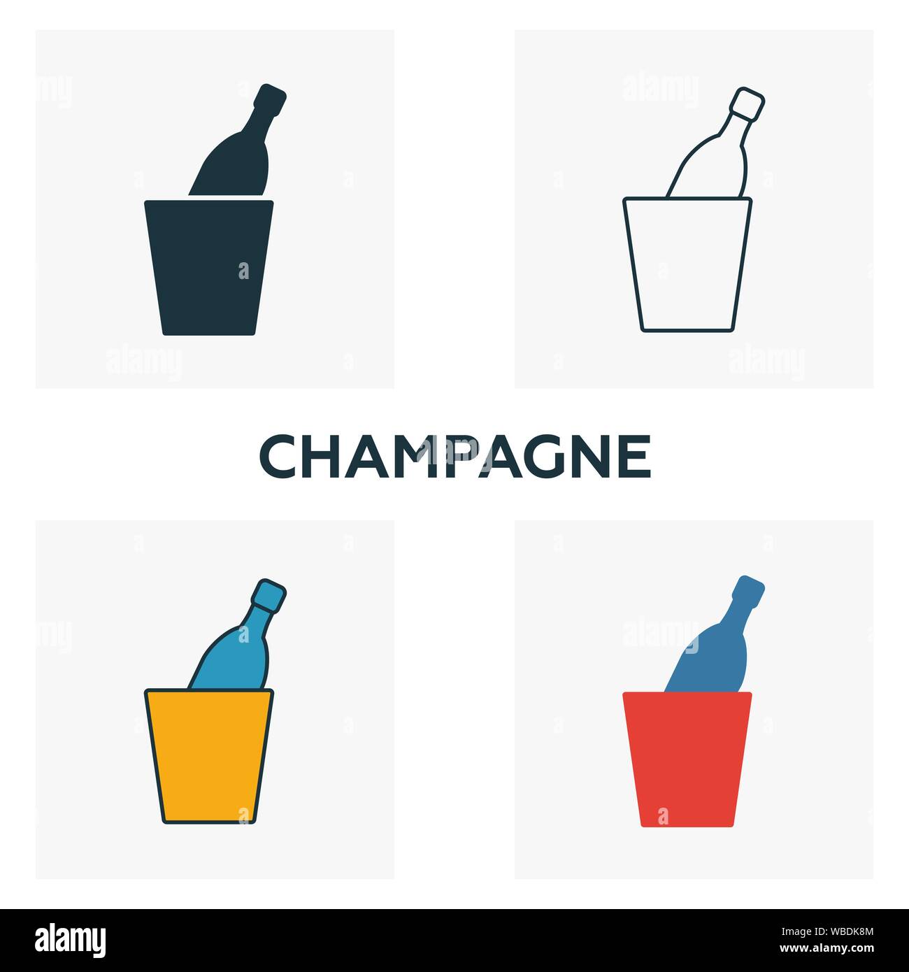 Champagne glass splash Stock Vector Images - Alamy