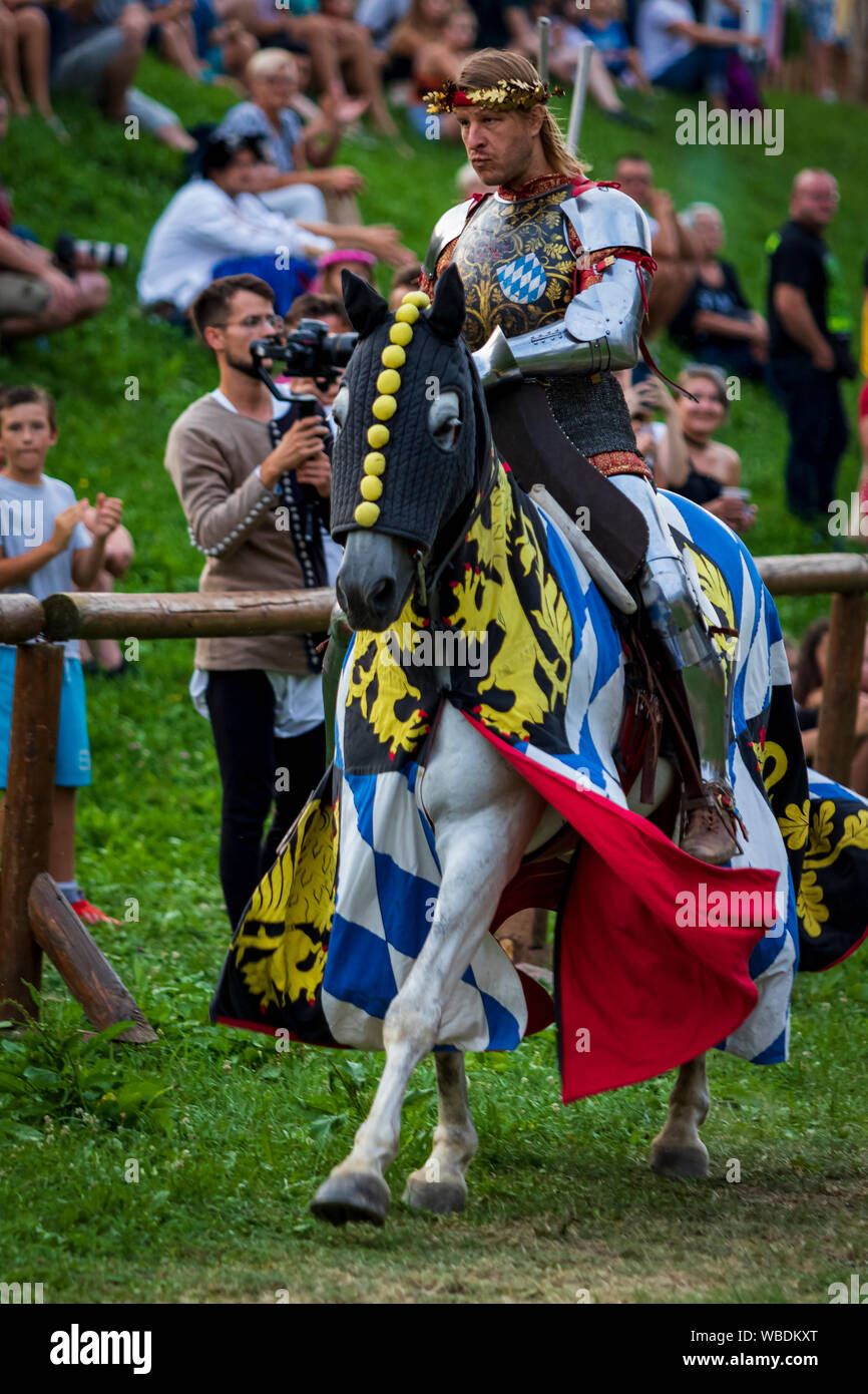 KOPRIVNICA, CROATIA - AUGUST 23, 2019: Renaissance festival in ...
