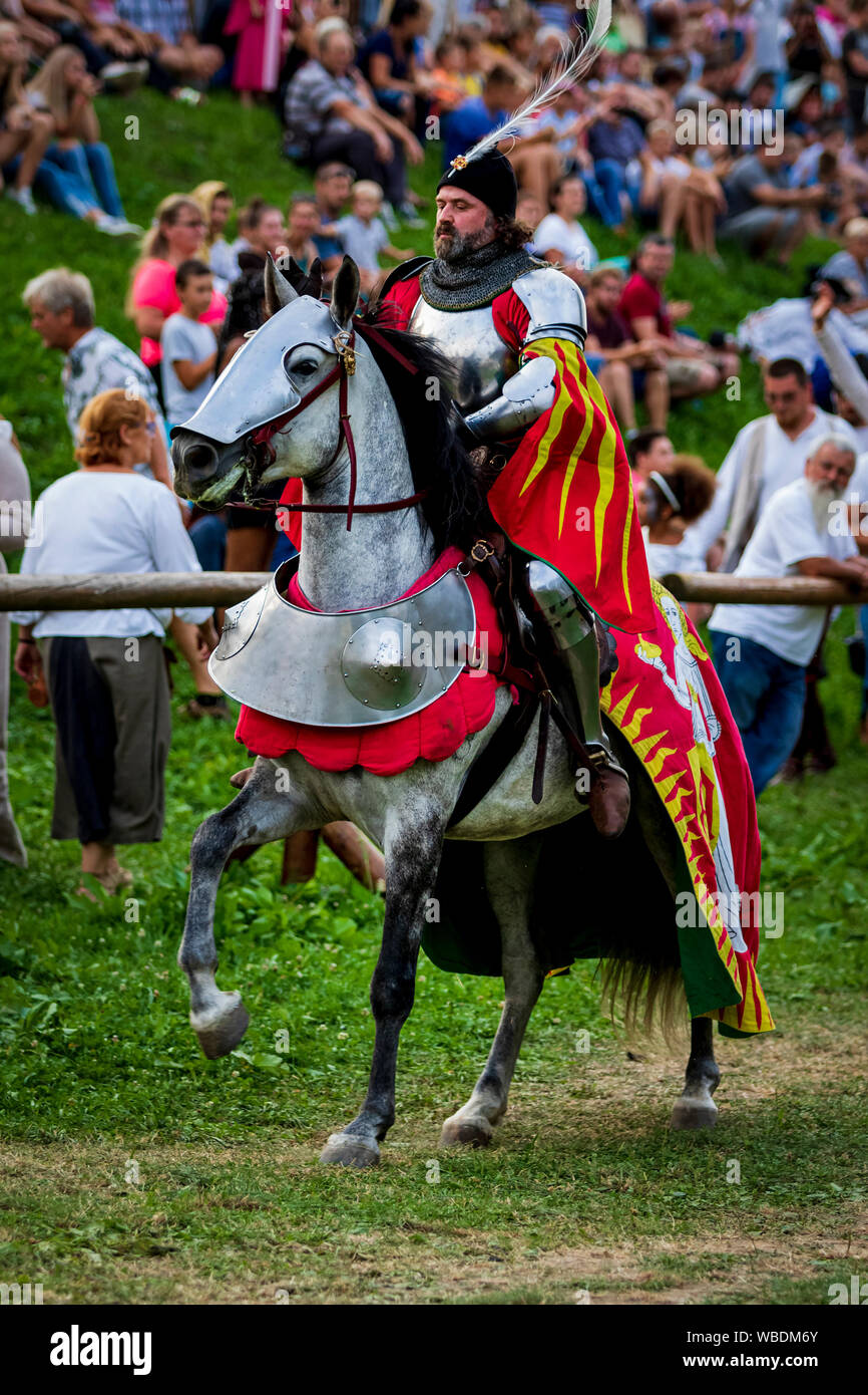 KOPRIVNICA, CROATIA - AUGUST 23, 2019: Renaissance festival in ...