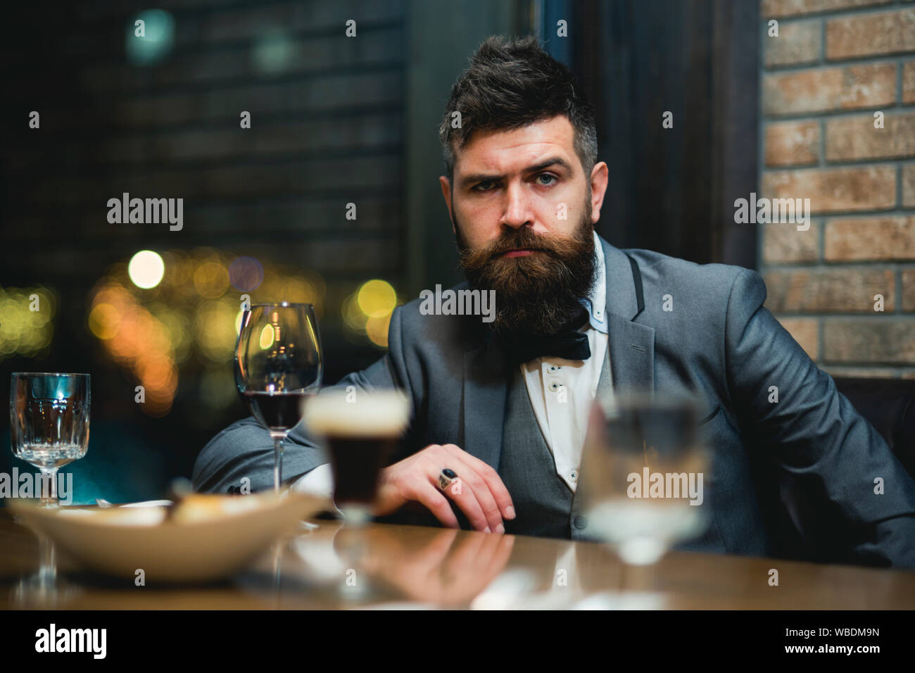 Concept photo of rich people luxury life. Adult successful elegant ...