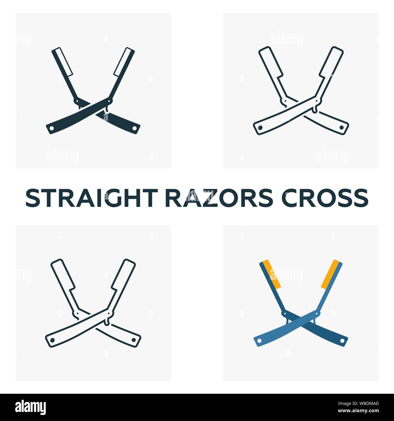 Straight razors hi-res stock photography and images - Alamy