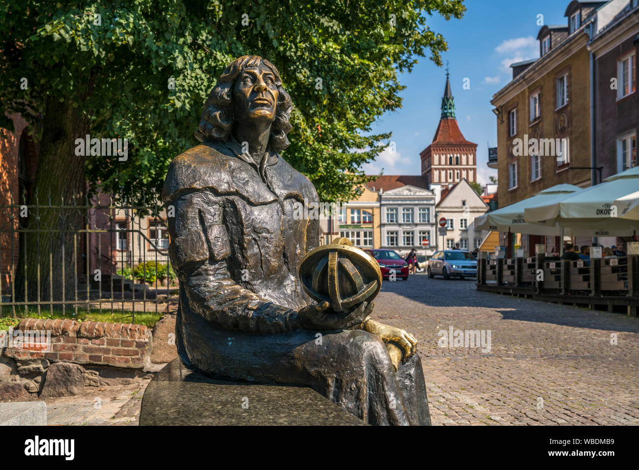Nikolaus Kopernikus-Denkmal in Olsztyn / Allenstein, Ermland-Masuren ...
