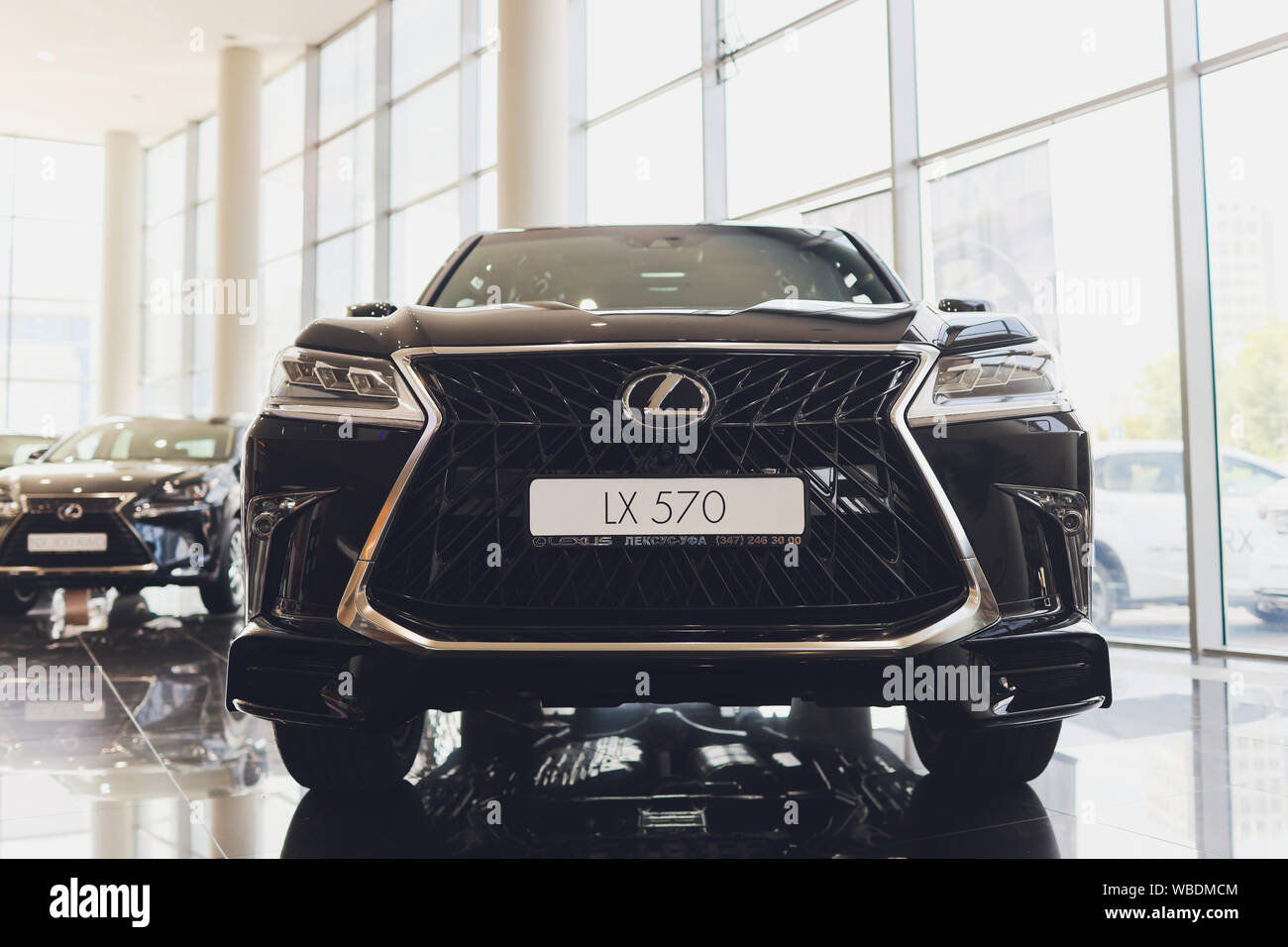 Ufa, Russia - 08.062019 Lexus LX 570 sub urban vehicle Stock Photo - Alamy