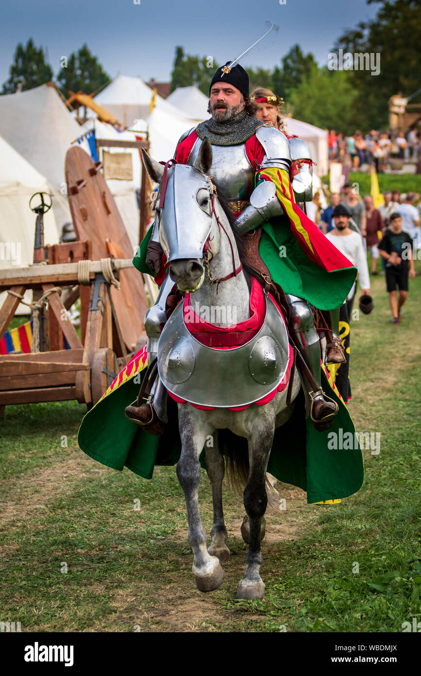 KOPRIVNICA, CROATIA - AUGUST 23, 2019: Renaissance festival in ...