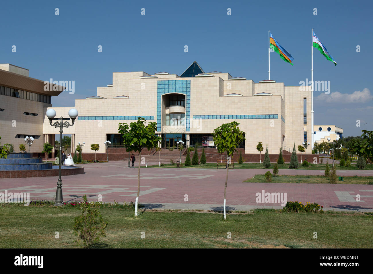 Entrance to the Igor Savitsky Art Museum in Nukus, Uzbekistan Stock ...