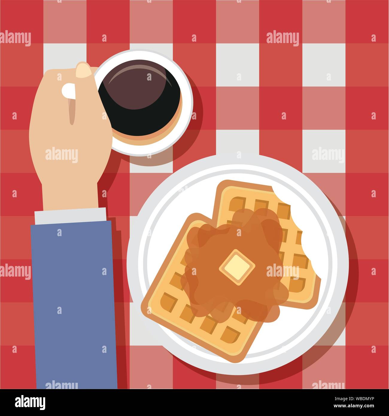 breakfast cooking icons flat design Stock Vector Image & Art - Alamy