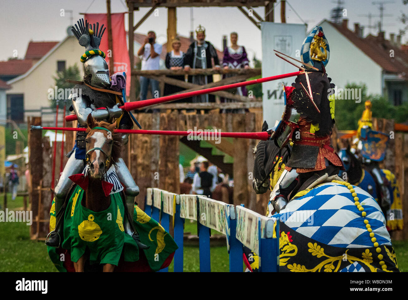 KOPRIVNICA, CROATIA - AUGUST 23, 2019: Renaissance festival in ...