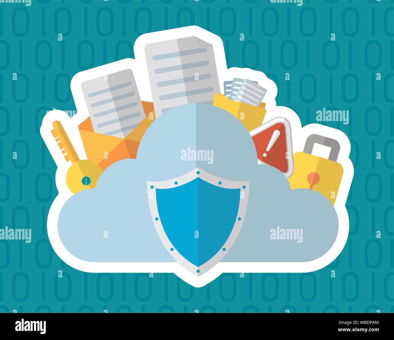 technology internet security flat design Stock Vector Image & Art - Alamy