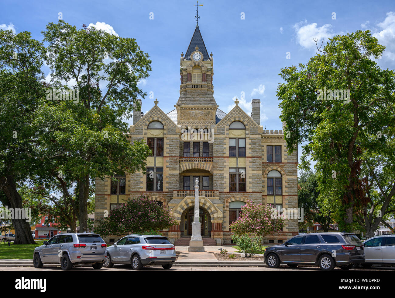 Town Square and Historic Fayette County Courthouse built in 1890. La ...
