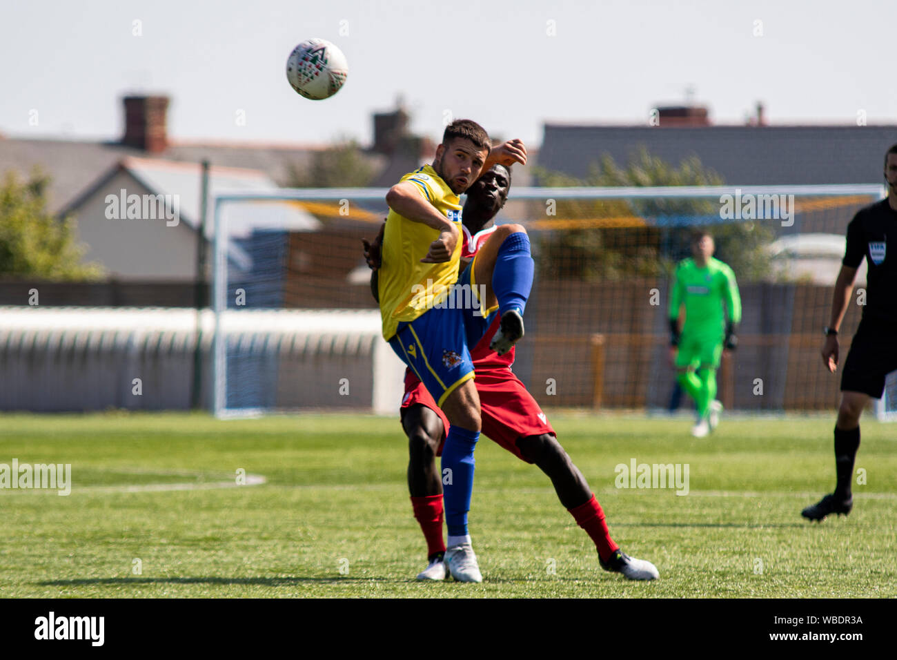 Barry Town United v Bala Town JD Cymru Premier match at Jenner Park on ...