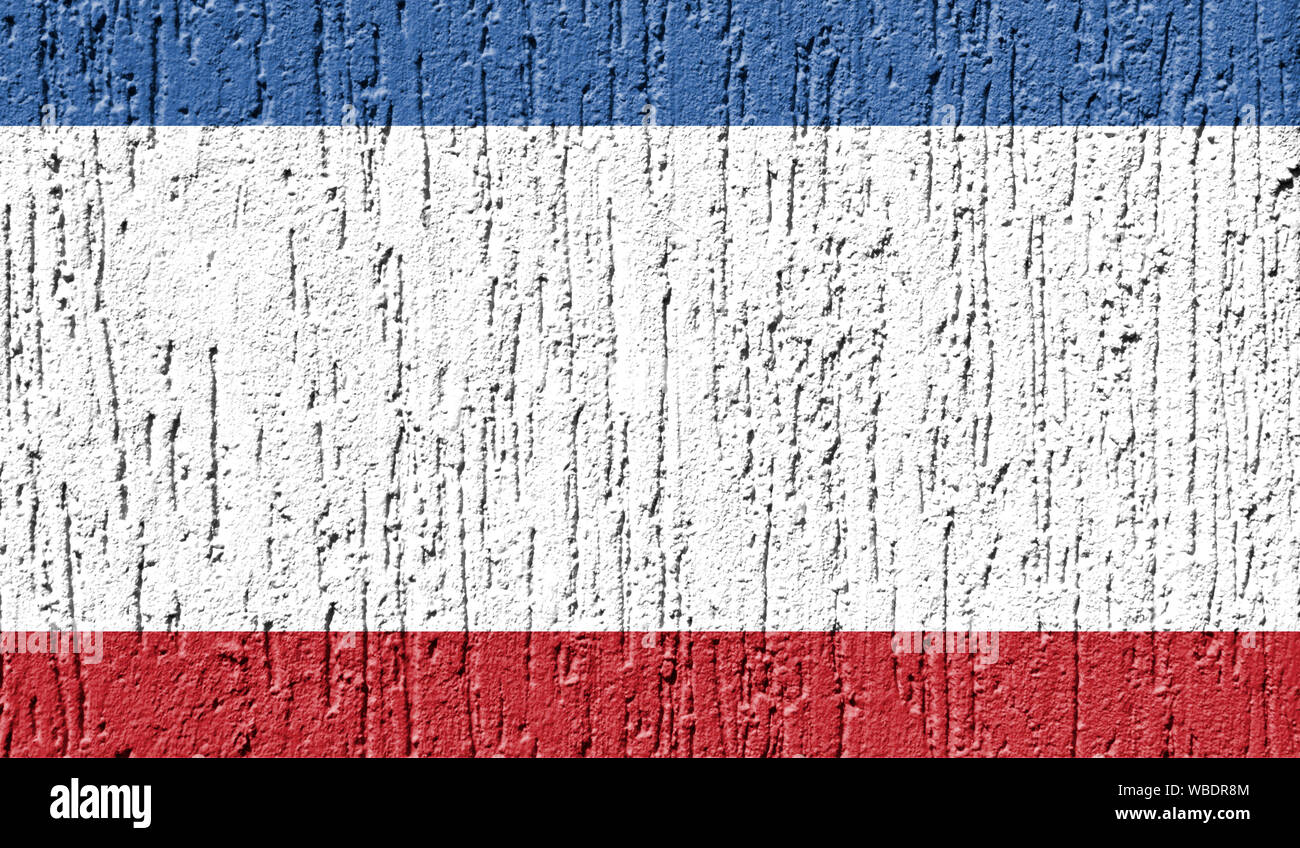Flag of Crimea close up painted on a cracked wall Stock Photo - Alamy