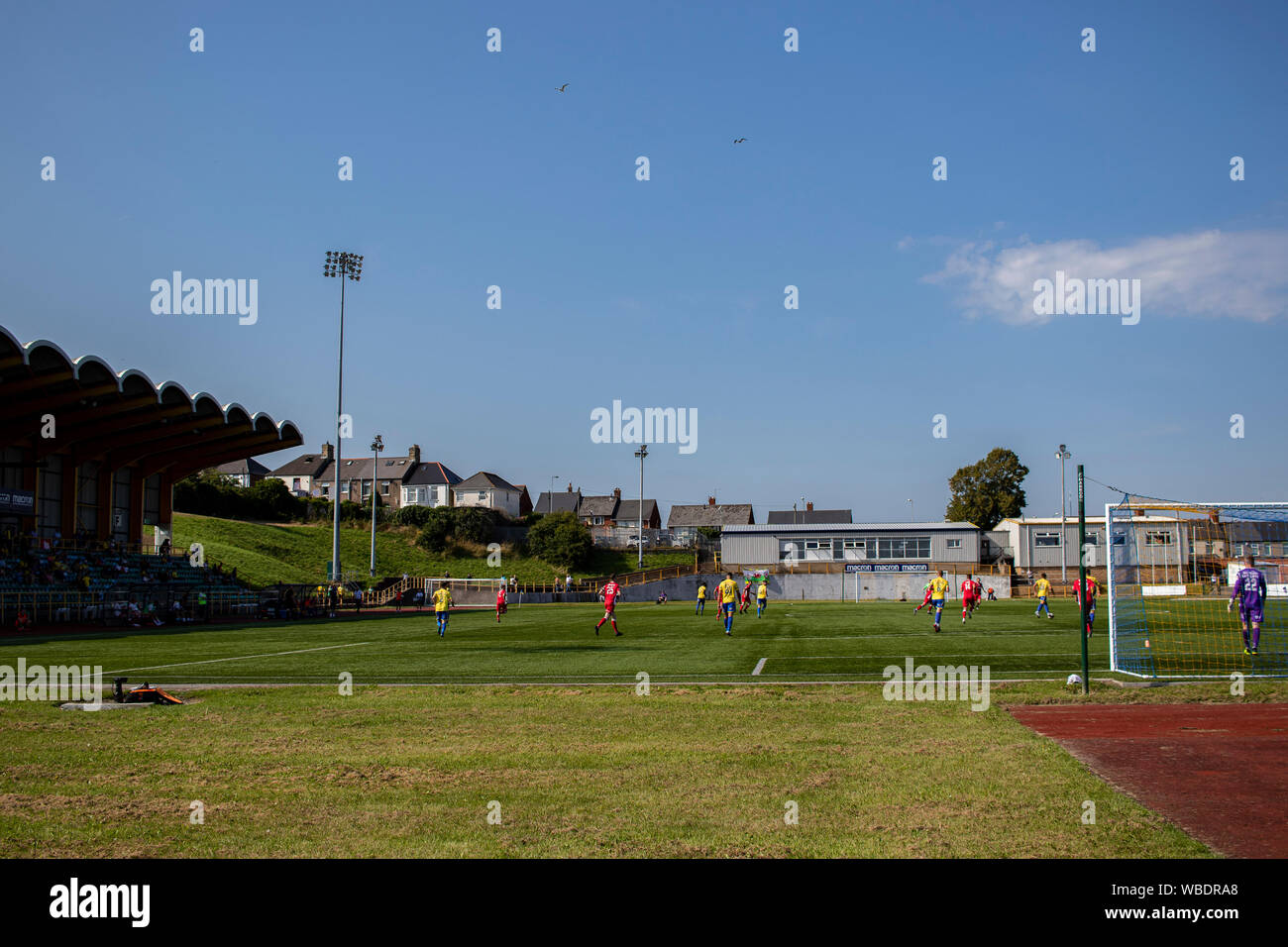 General View of Jenner Park. Barry Town United v Bala Town JD Cymru ...