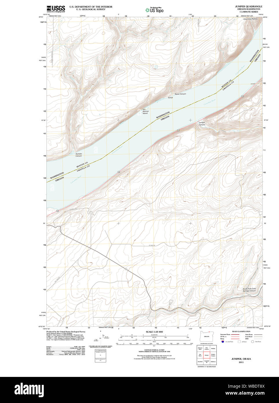 Map oregon usgs hi-res stock photography and images - Alamy