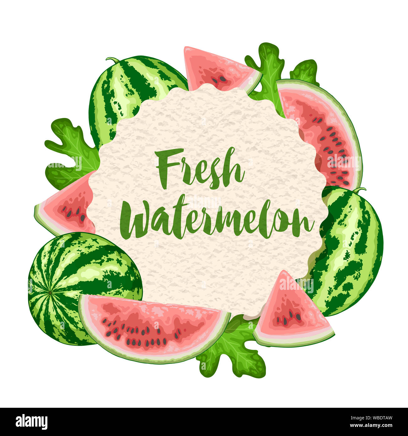Watermelon frame hi-res stock photography and images - Alamy
