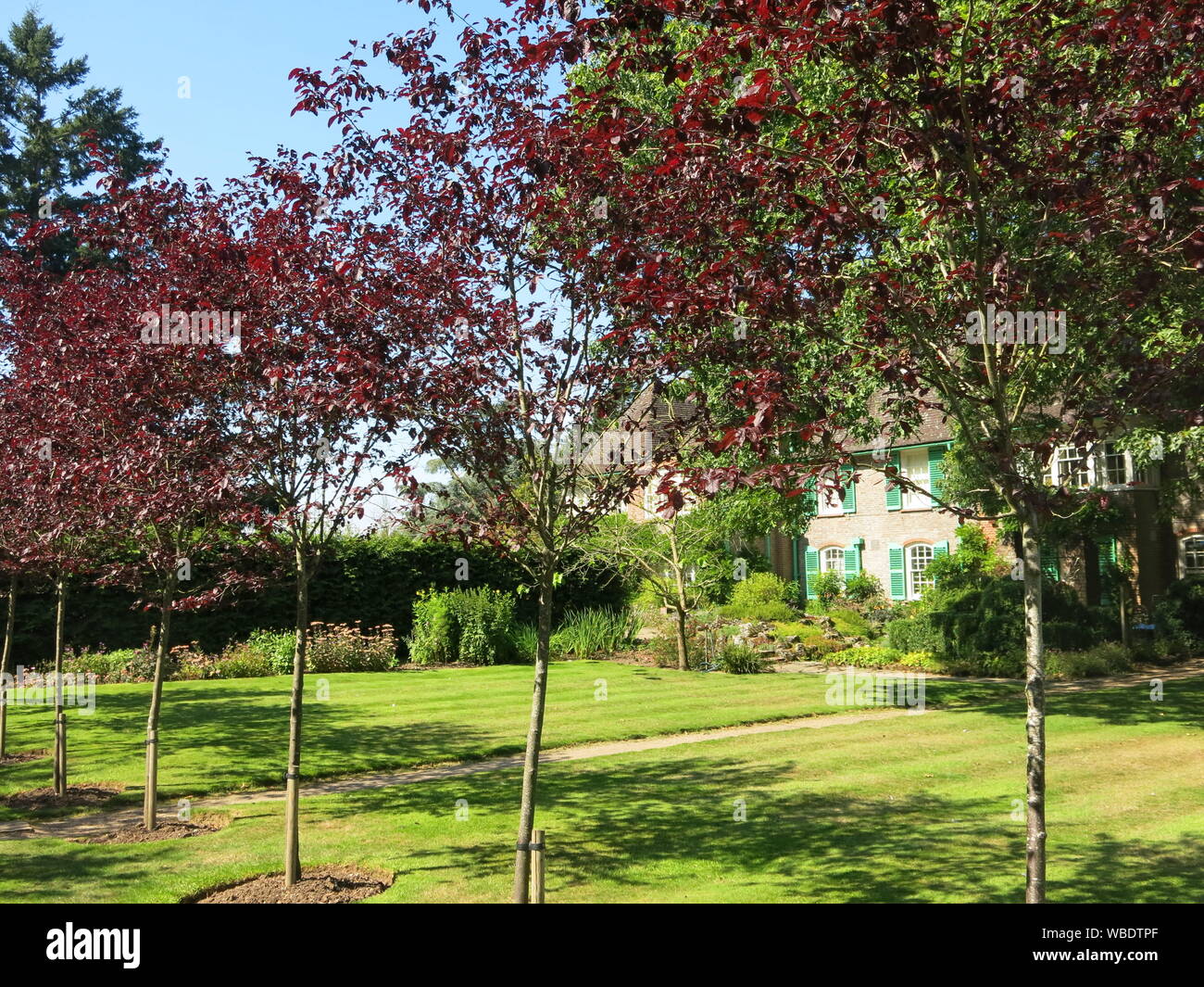Photo of the house and grounds at Nuffield Place, the former home of ...