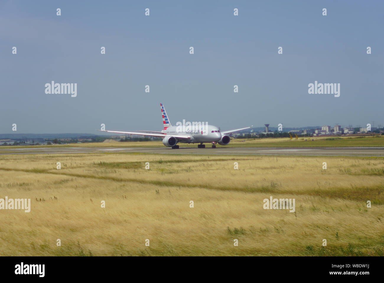 Paris France View From Airplane High Resolution Stock Photography and ...