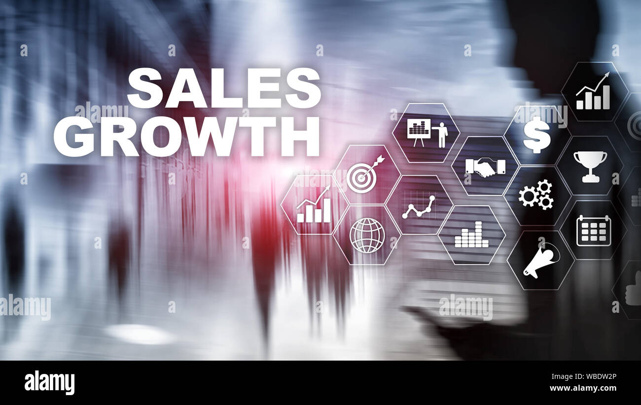 Chart growth concept. Sales increase, marketing strategy. Double ...