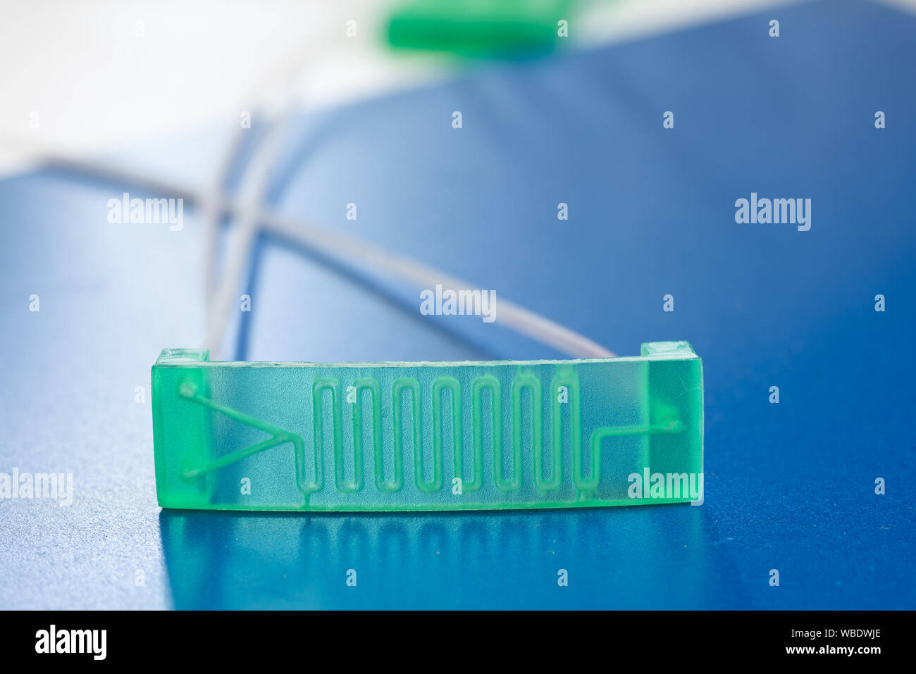 Lab on chip microfluidic device Stock Photo - Alamy