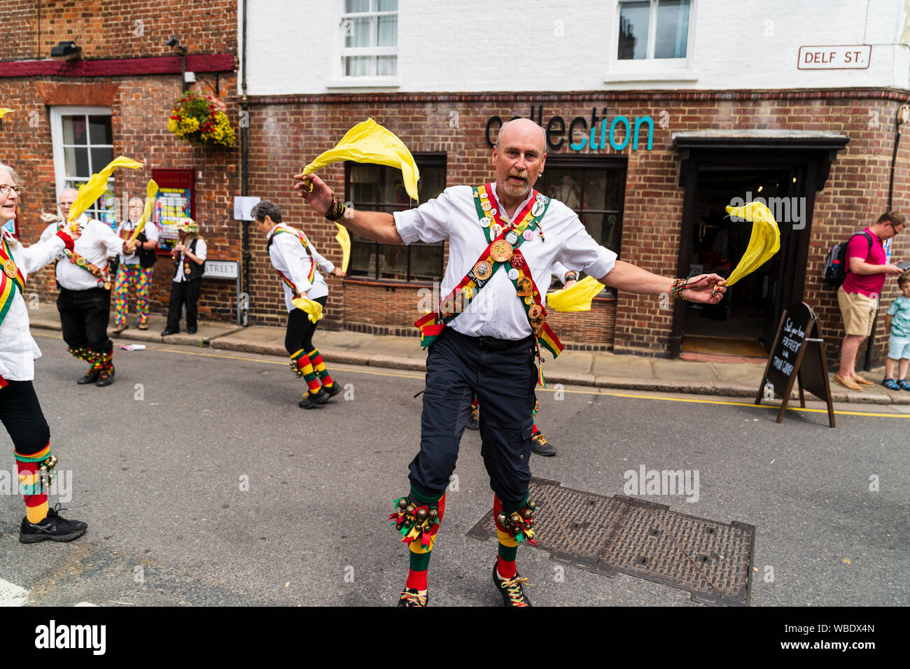 Sandwich folk and Ale. Traditional English folk dancers, Rampant ...