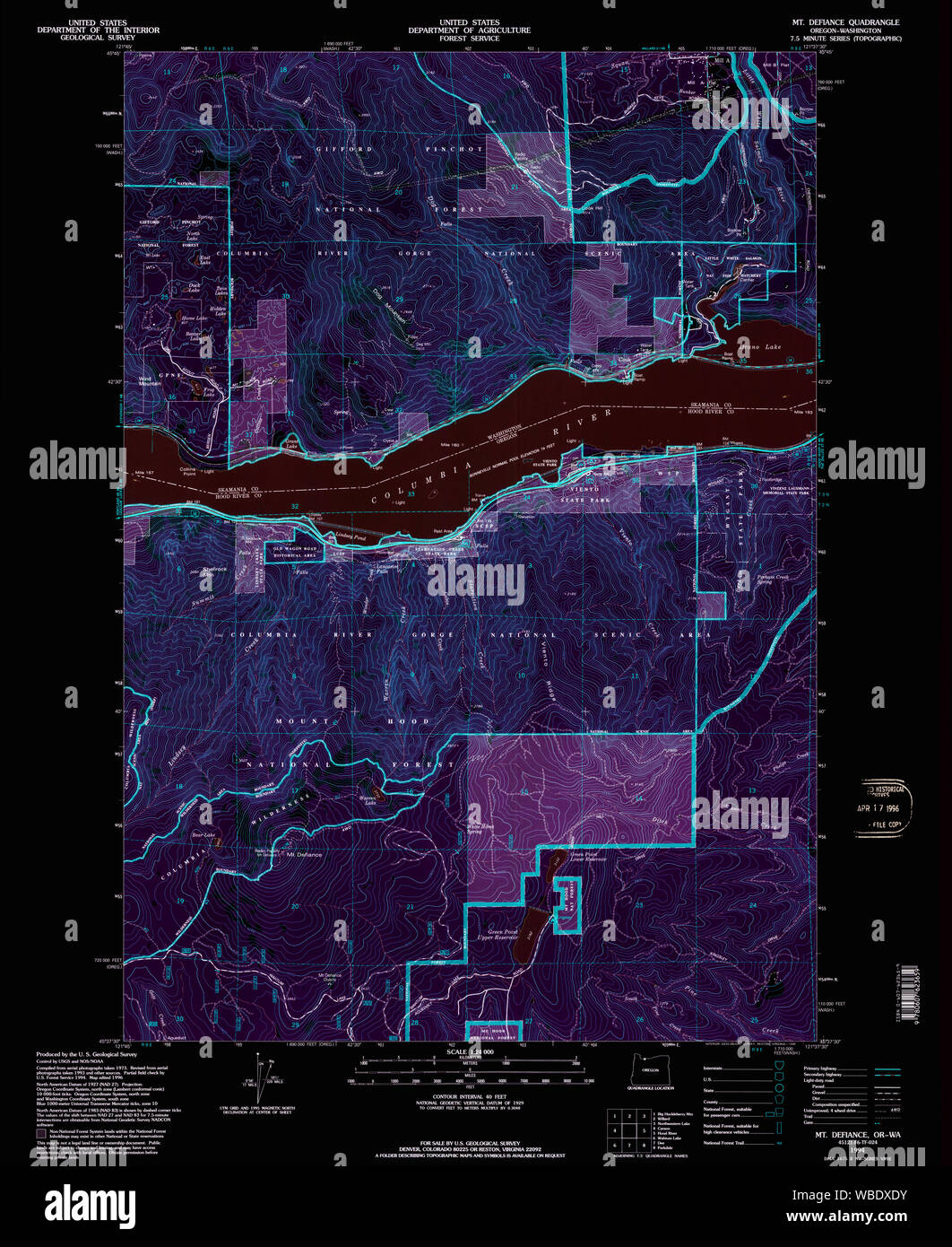 Map of defiance hi-res stock photography and images - Alamy