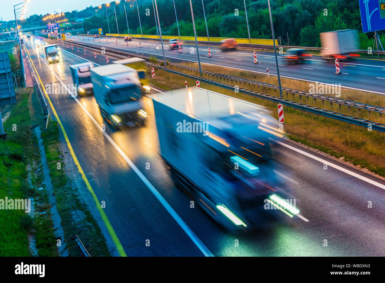 Four Lane Carriageway High Resolution Stock Photography and Images - Alamy