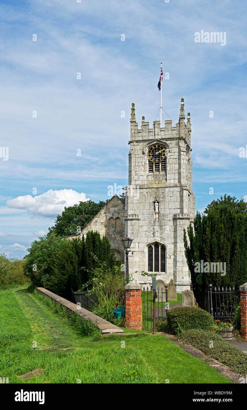 All Saints Church in the village of Cawood, North Yorkshire, England UK ...