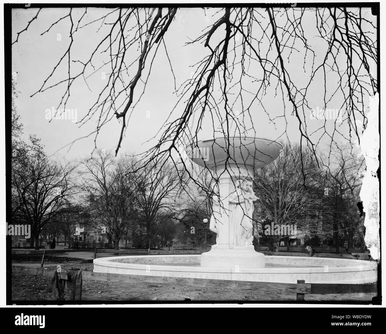 Park water fountain in Cut Out Stock Images & Pictures - Alamy