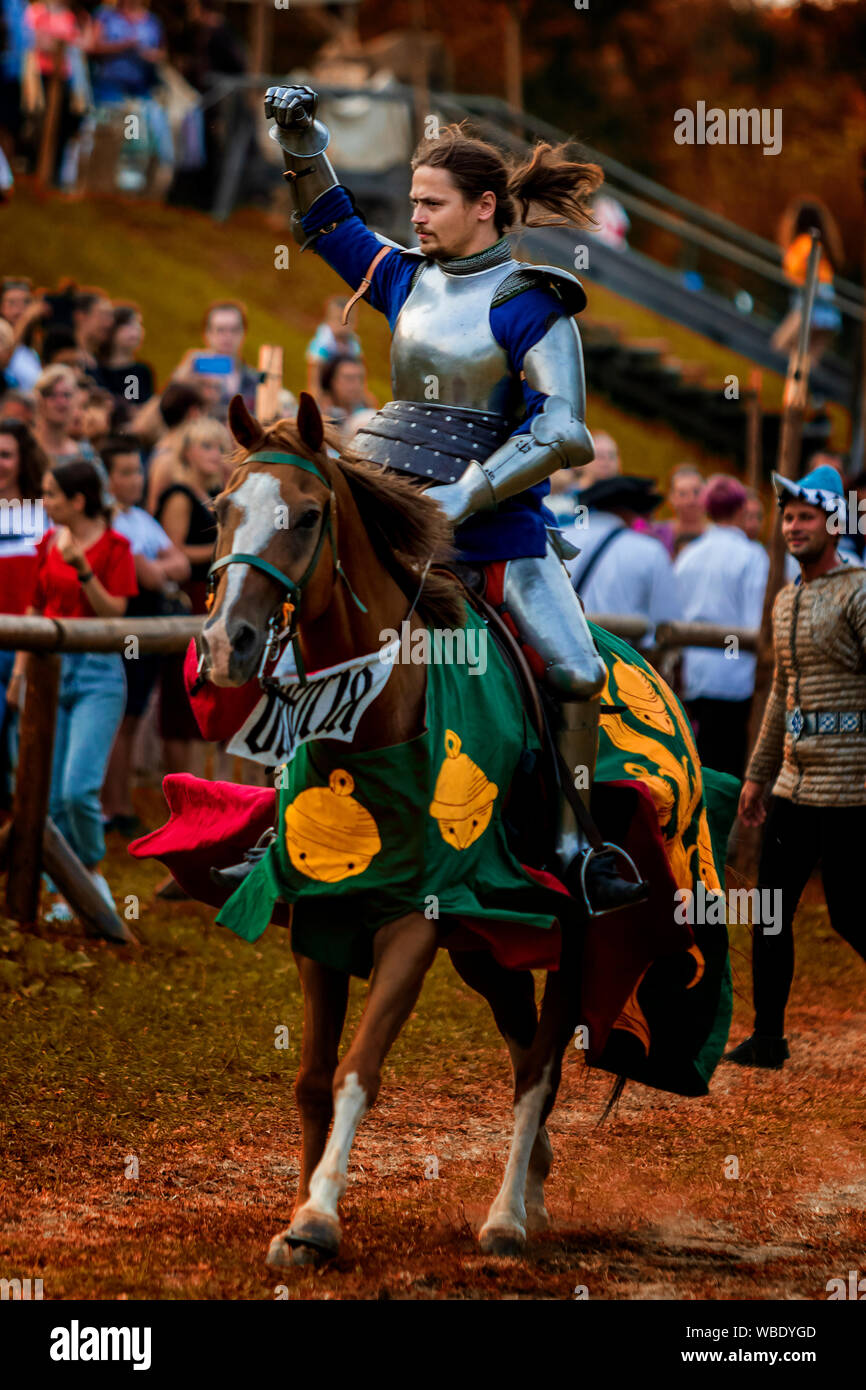 KOPRIVNICA, CROATIA - AUGUST 23, 2019: Renaissance festival in ...
