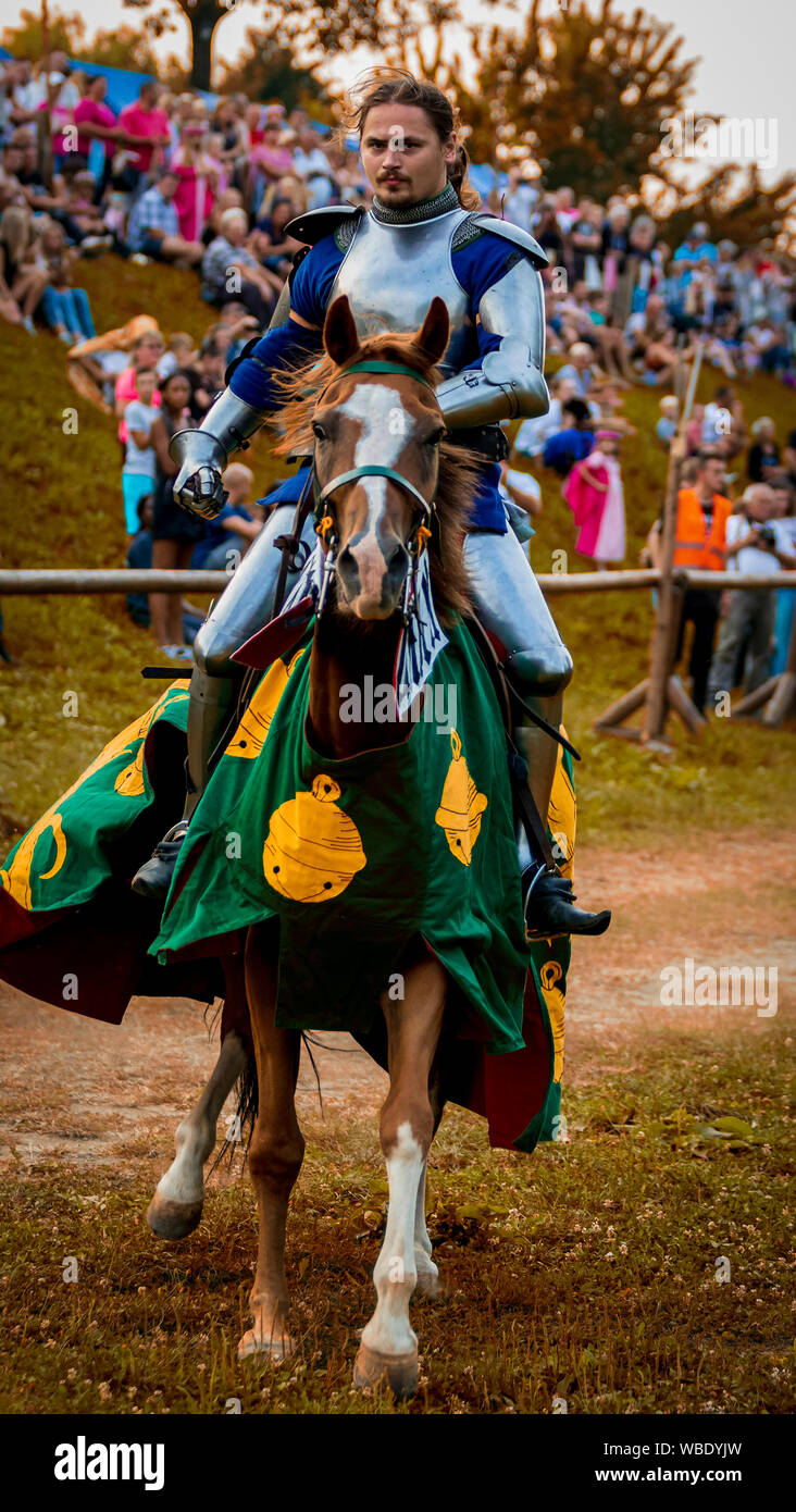 KOPRIVNICA, CROATIA - AUGUST 23, 2019: Renaissance festival in ...