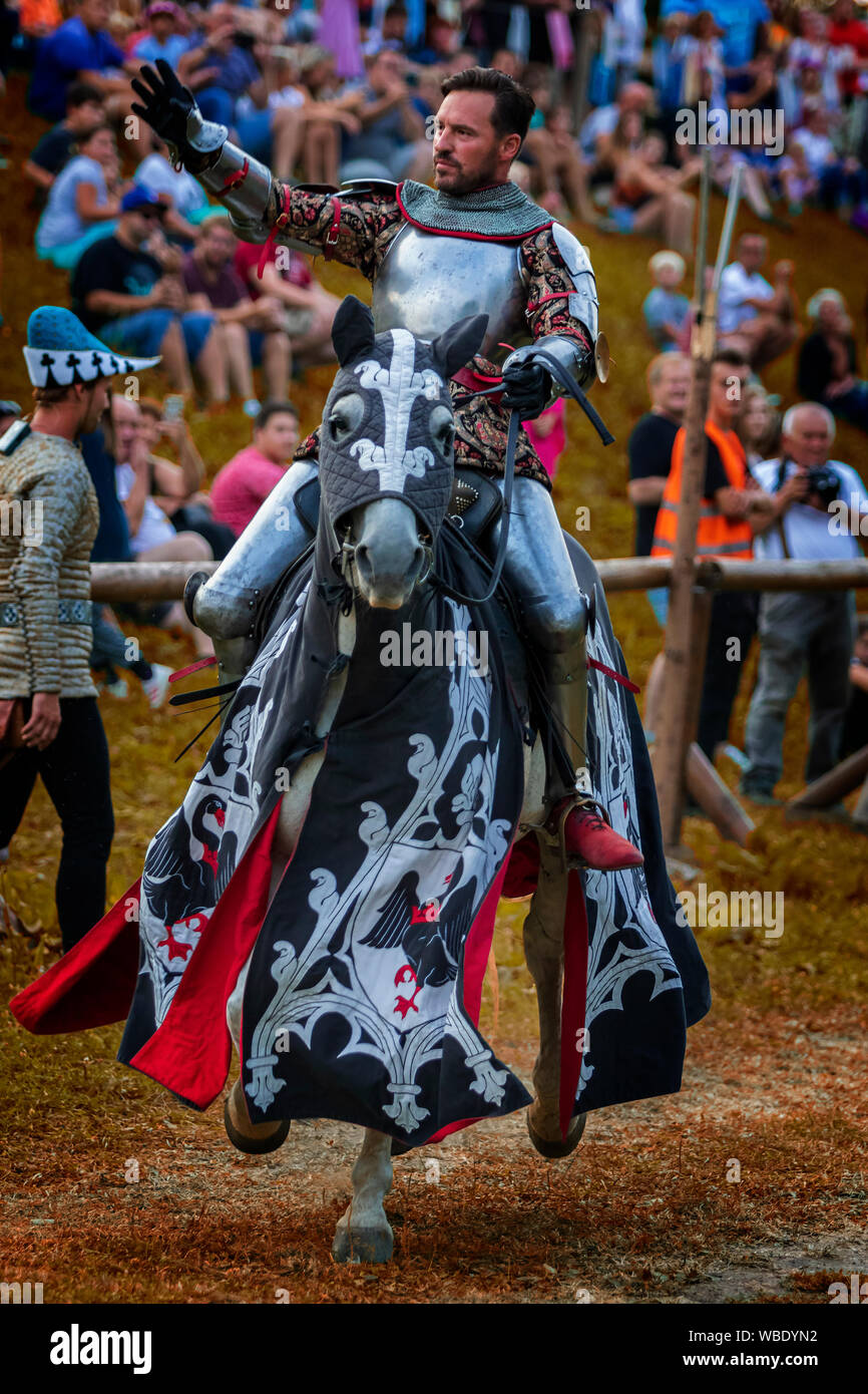 KOPRIVNICA, CROATIA - AUGUST 23, 2019: Renaissance festival in ...