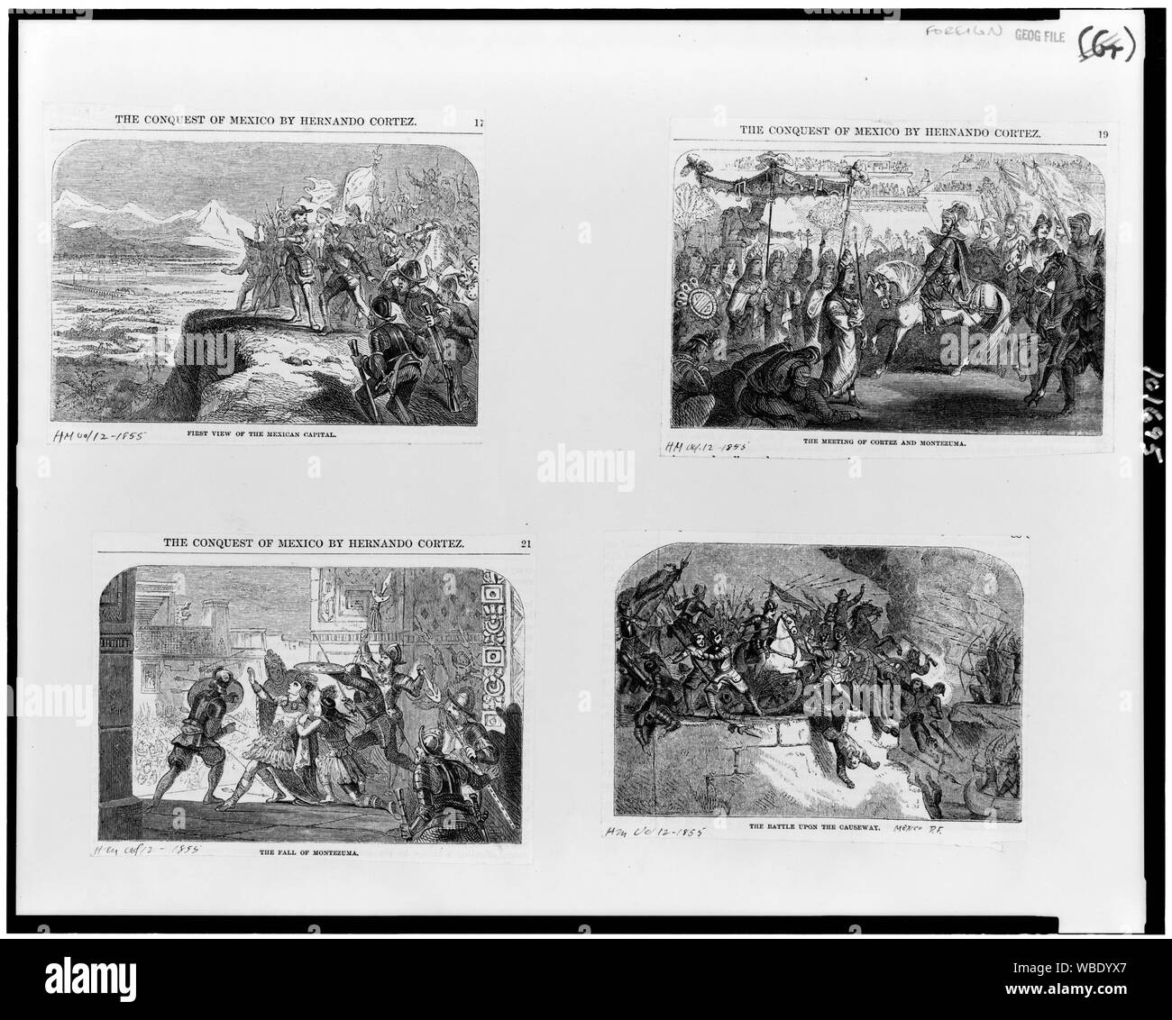 Conquest of mexico by hernando cortez hi-res stock photography and ...