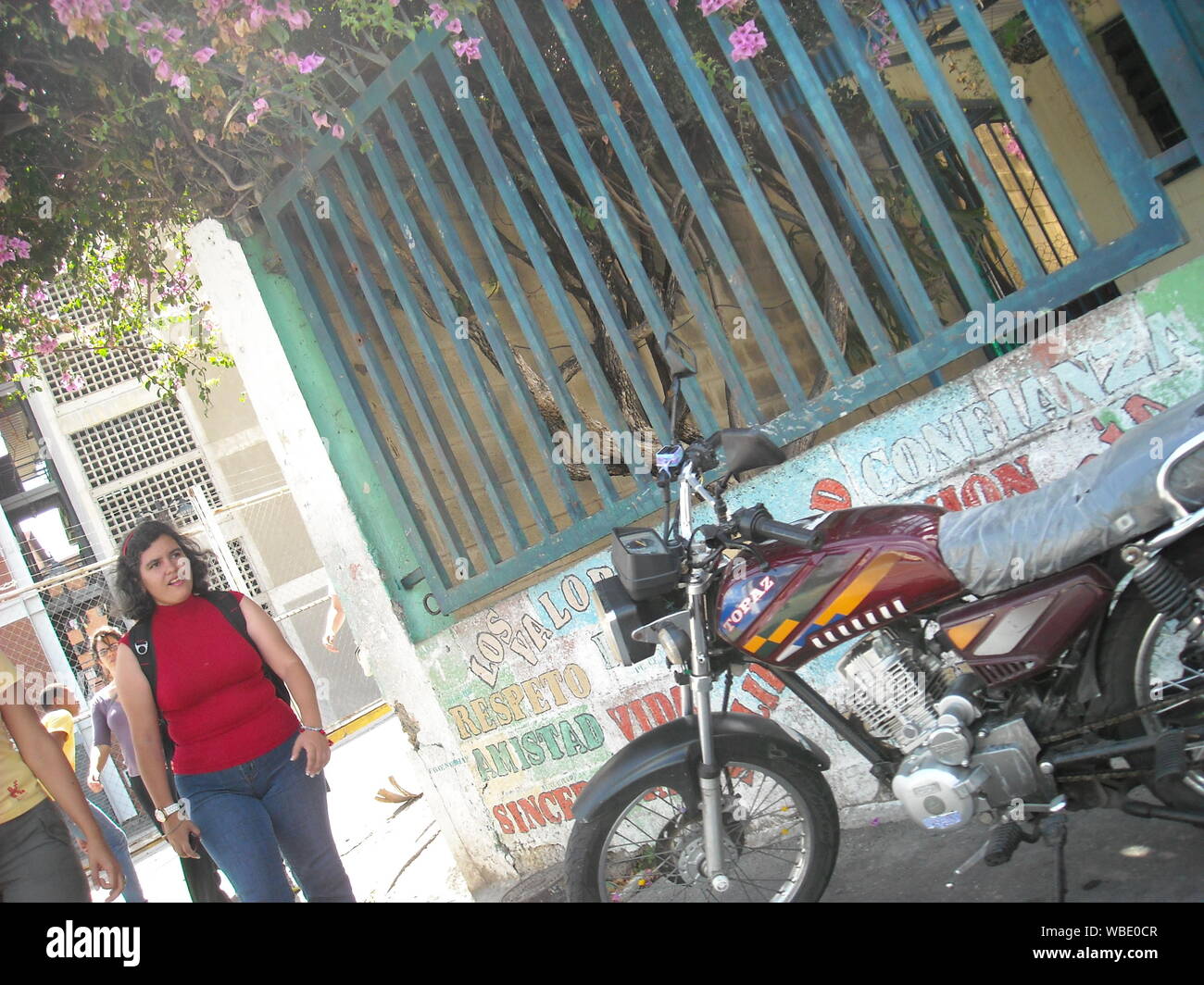Venezuela, Caracas. Common spaces in the San Agustín neighborhood ...