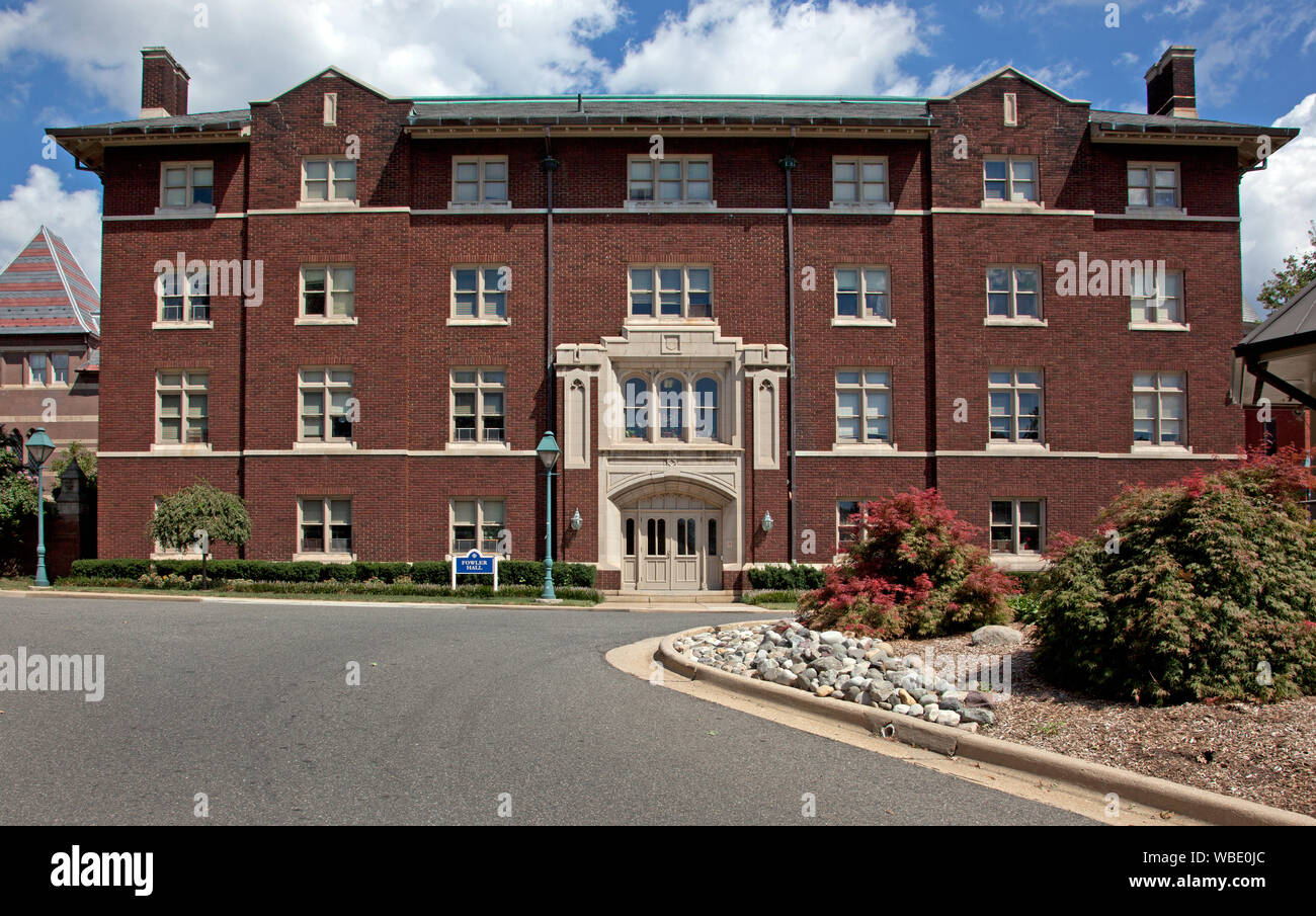 Fowler Hall, Gallaudet University, located between 6th and 9th St., NE ...